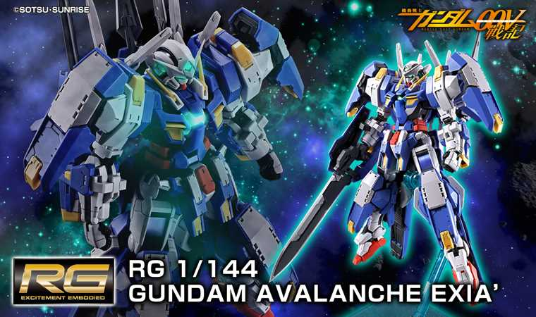 P-Bandai: RG 1/144 Gundam Avalanche Exia Dash – Best Gunpla Figure Focus